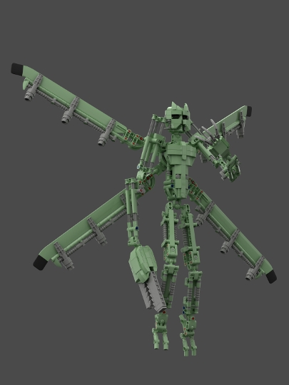 Dragonfly Mecha from BrickLink Studio [BrickLink]