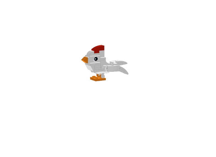 31143 bird styled Chicken from BrickLink Studio [BrickLink]