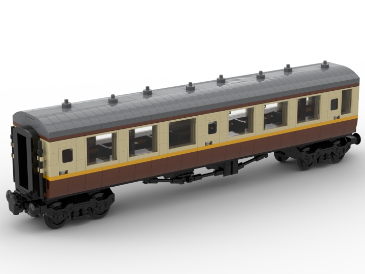 BR MK1 Coach 2nd Class from BrickLink Studio [BrickLink]