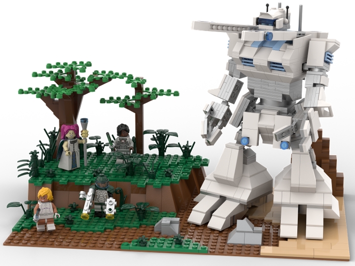 Phantasy Star - Ragol Hunters from BrickLink Studio [BrickLink]