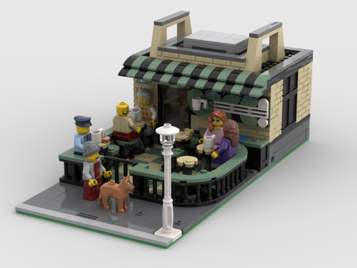 Modular Mini Cafe from BrickLink Studio [BrickLink]