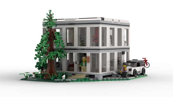 the Glass Box from BrickLink Studio [BrickLink]