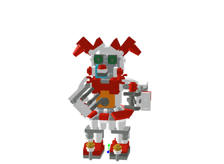 Circus Baby Five Nights at Freddy's from BrickLink Studio [BrickLink]