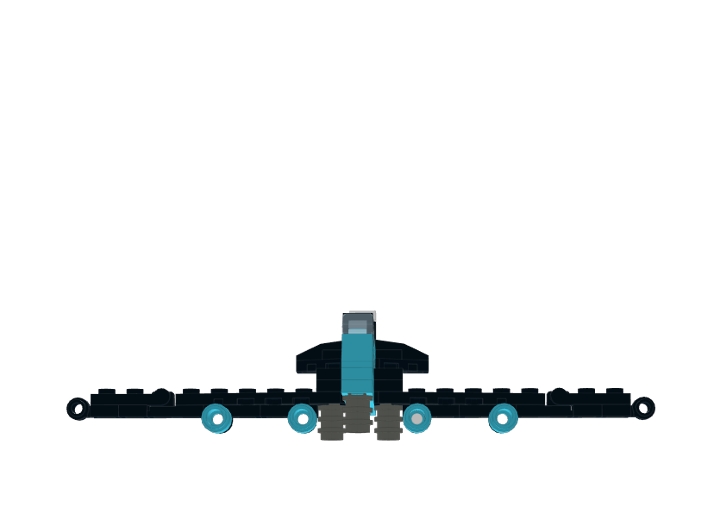 Mini Lego Boeing 747 from BrickLink Studio [BrickLink]