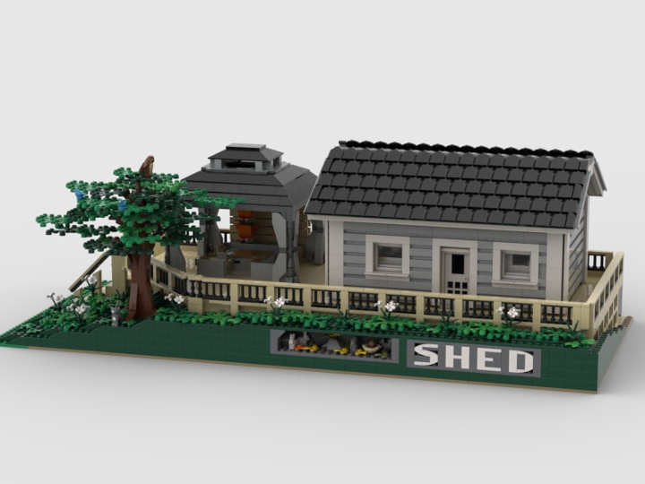 Backyard Shed / Workshop from BrickLink Studio [BrickLink]