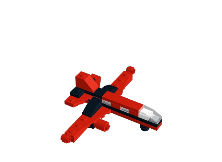 mini Lego Airbus A320 from BrickLink Studio [BrickLink]