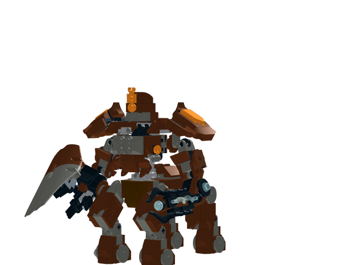 Centaur Police Robot from BrickLink Studio [BrickLink]