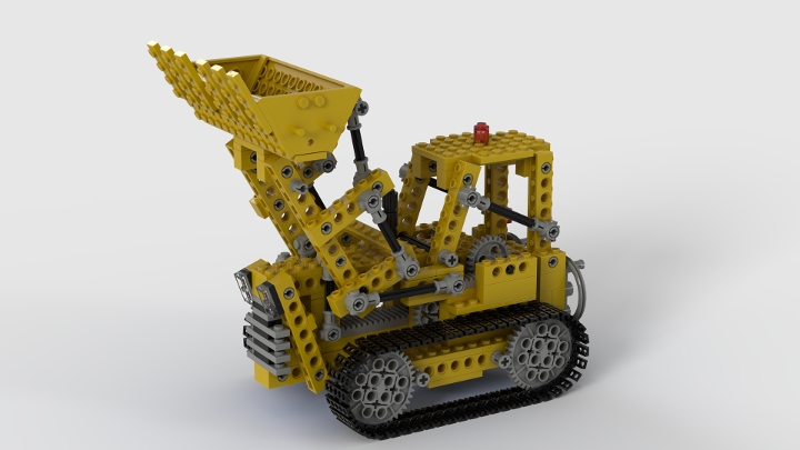 Bulldozer 856 from BrickLink Studio [BrickLink]