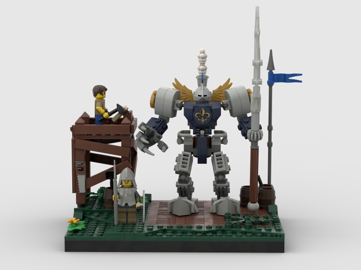 The Steel Knight from BrickLink Studio [BrickLink]