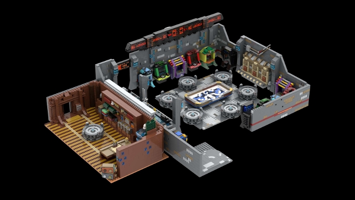 Cid's Parlor + Office (Bad Batch) from BrickLink Studio [BrickLink]