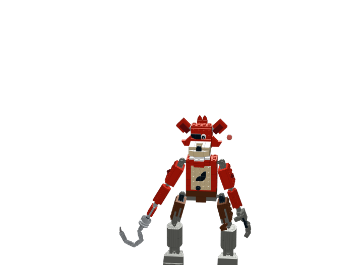 Foxy (FNaF Movie) (Inspired By Jay's Den) from BrickLink Studio [BrickLink]