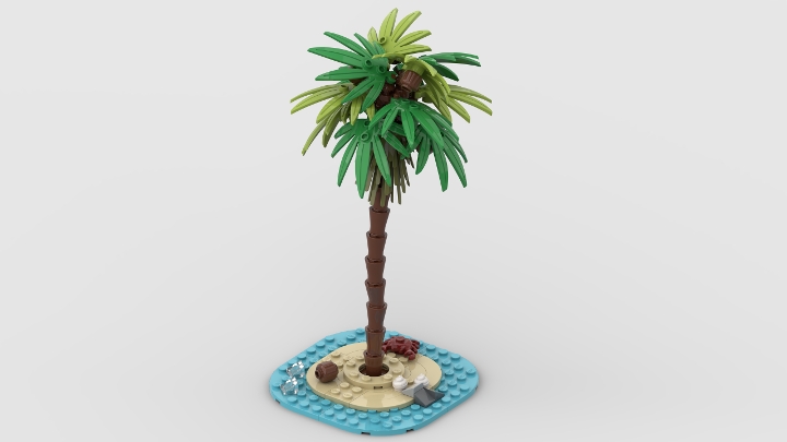 Palm Tree from BrickLink Studio [BrickLink]