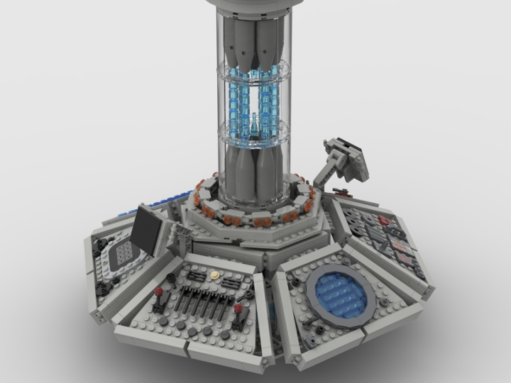 Tardis Control Console from BrickLink Studio [BrickLink]
