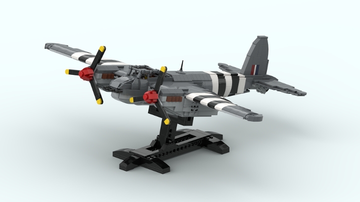 Mosquito mk VI from BrickLink Studio [BrickLink]