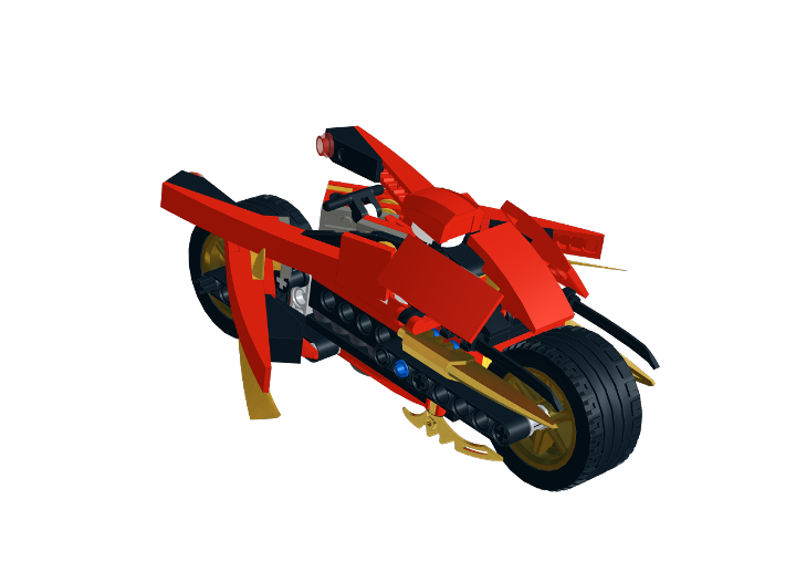 Kai's Blade Cycle remake from BrickLink Studio [BrickLink]