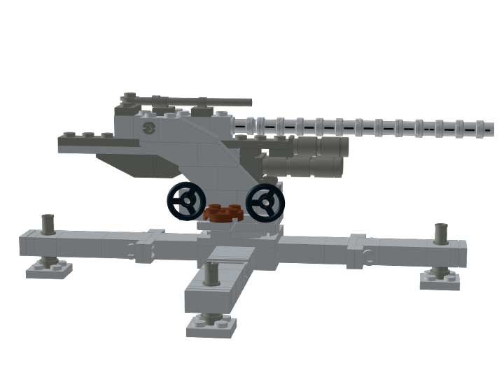 German 8.8cm Flak 37 MOC. from BrickLink Studio [BrickLink]