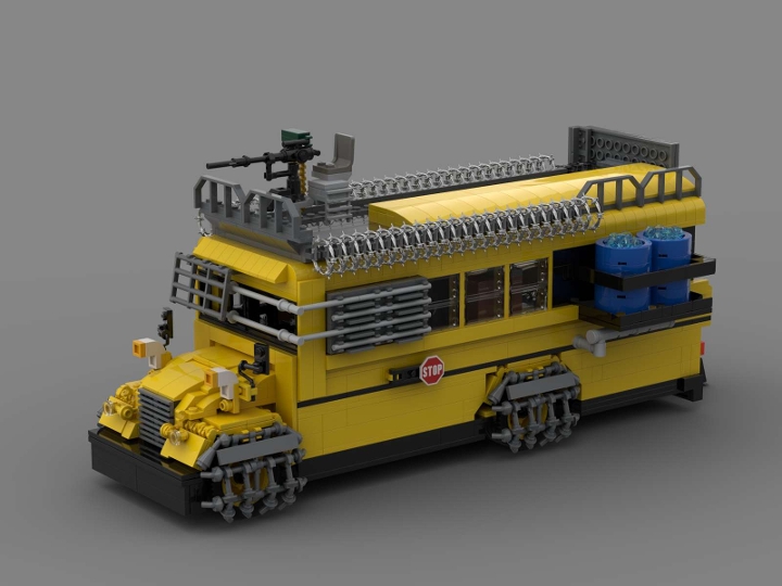Apocalypse school Bus from BrickLink Studio [BrickLink]