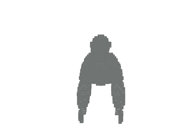 Gorilla tag monkey from BrickLink Studio [BrickLink]