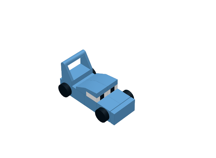 The King (Strip Weathers) from Cars from BrickLink Studio [BrickLink]