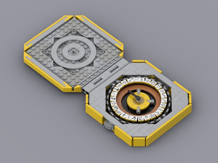 Alethiometer from BrickLink Studio [BrickLink]
