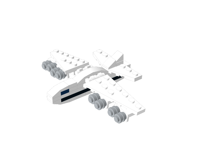 NASA B-52 from BrickLink Studio [BrickLink]