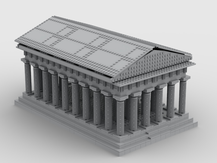 Simple Parthenon from BrickLink Studio [BrickLink]