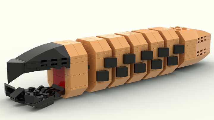Tremors Graboid from BrickLink Studio [BrickLink]