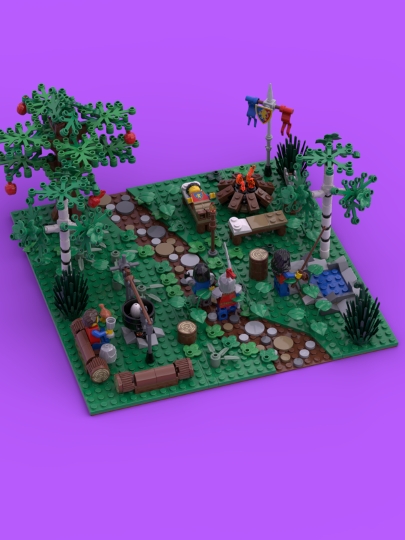forest camp from BrickLink Studio [BrickLink]