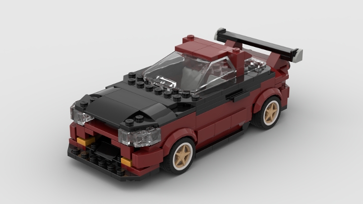 Nissan R33 JDM Car from BrickLink Studio [BrickLink]