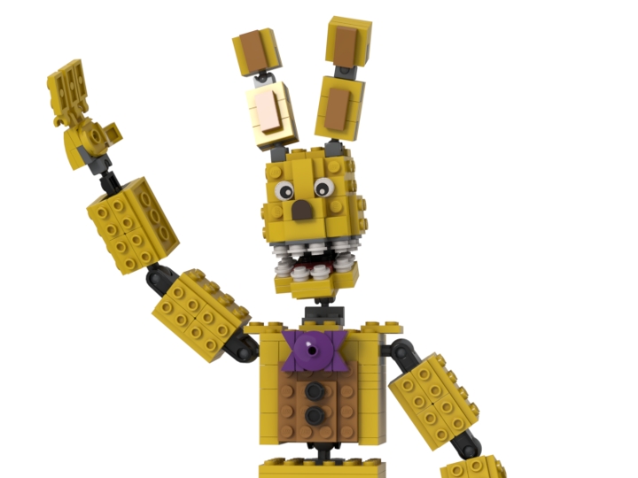 Spring Bonnie made by Jay's Den from BrickLink Studio [BrickLink]