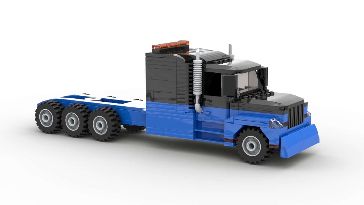Heavy Haul Sleeper Cab from BrickLink Studio [BrickLink]