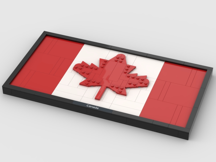 Canada Flag from BrickLink Studio [BrickLink]