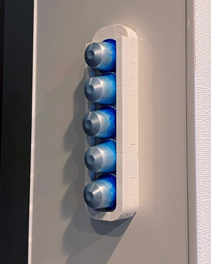 Coffee Capsule Holder from BrickLink Studio [BrickLink]