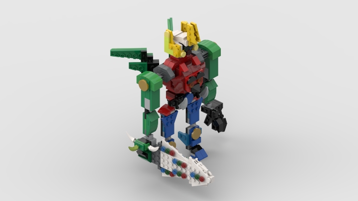 Super Yu-Gi-Oh! - Quantum Mech King Great Magnus from BrickLink Studio ...
