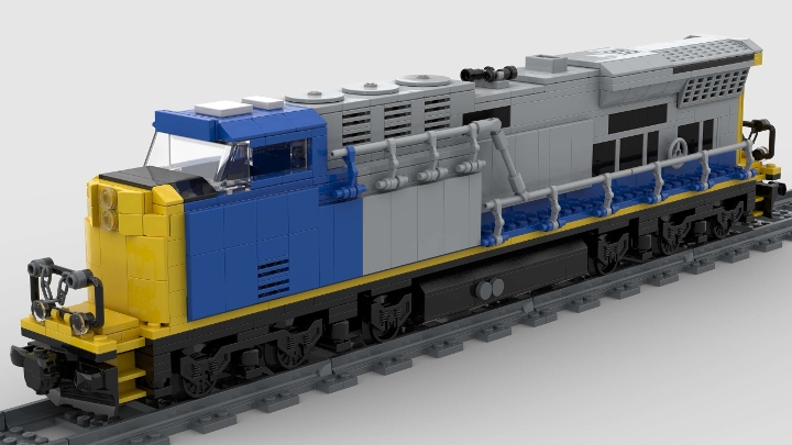 GE ES44AC Updated from BrickLink Studio [BrickLink]