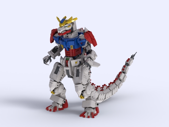 Gundam-zilla from BrickLink Studio [BrickLink]