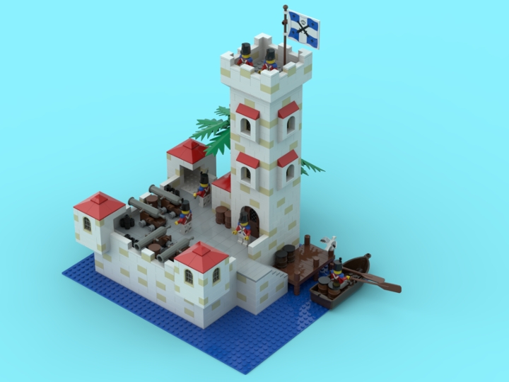 Small Island Fort from BrickLink Studio [BrickLink]