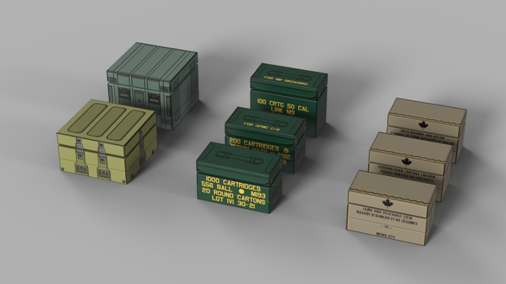 CAF Stowage w/Boxes from BrickLink Studio [BrickLink]