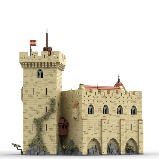 Occitan Castle from BrickLink Studio [BrickLink]