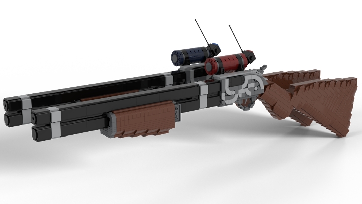 Frontier Justice tf2 from BrickLink Studio [BrickLink]