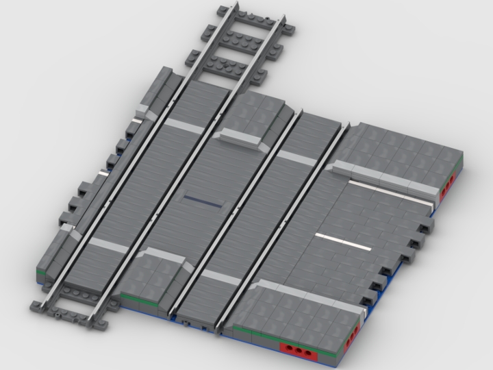 Weltianer MILS Plate Straight_with Double Train Crossing V1 from ...