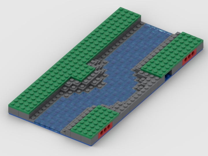 Weltianer MILS Plate River 16x32 from BrickLink Studio [BrickLink]