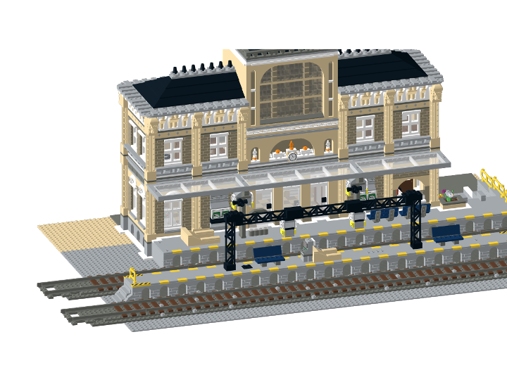 station lego from BrickLink Studio [BrickLink]