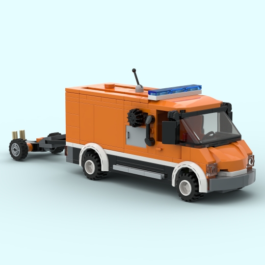 Roadside Assistance Van from BrickLink Studio [BrickLink]