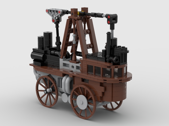 Steam Wagon Big Jack from BrickLink Studio [BrickLink]