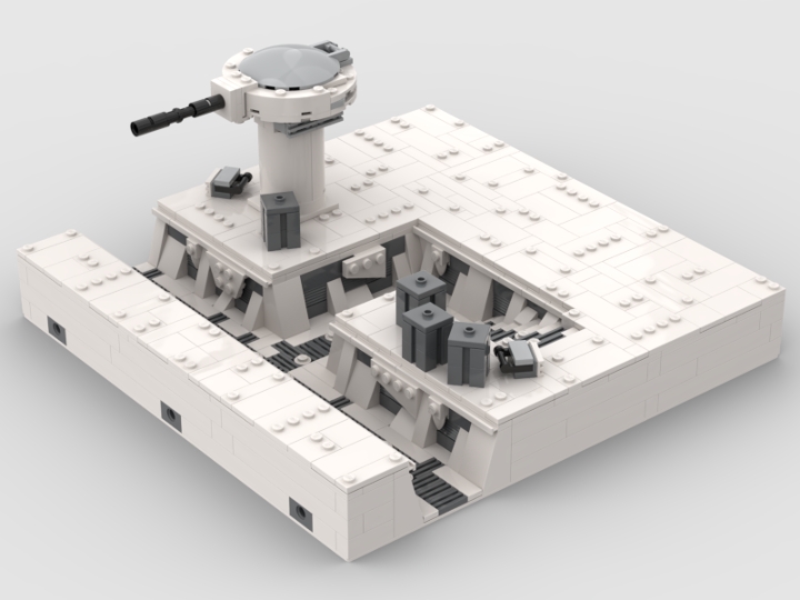 MOC Hoth modular.1 from BrickLink Studio [BrickLink]