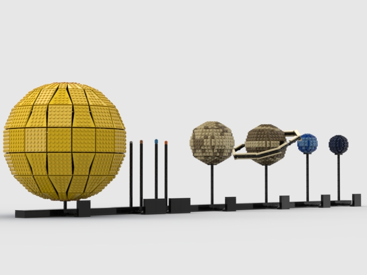 Solar System Planets from BrickLink Studio [BrickLink]