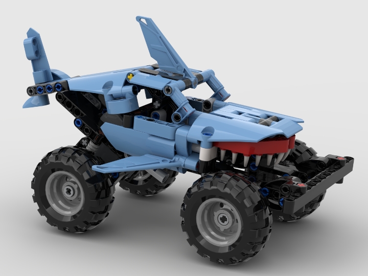 42134 Monster Jam Megalodon from BrickLink Studio [BrickLink]