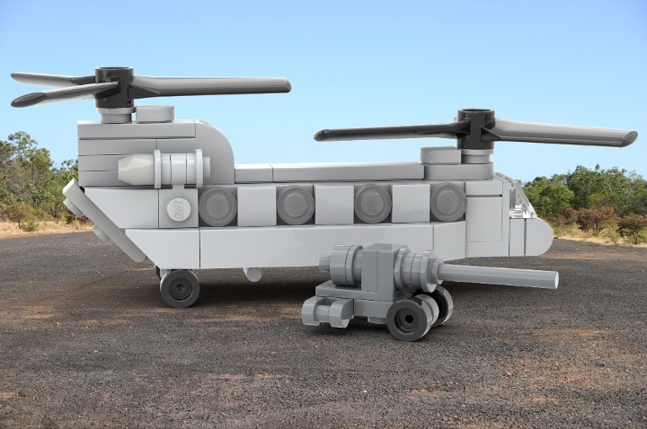 CH-47 Chinook from BrickLink Studio [BrickLink]