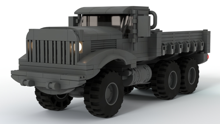 City Army Truck 2 from BrickLink Studio [BrickLink]
